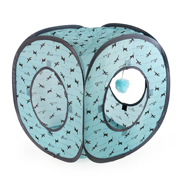 Rosewood Battersea Pop Up Play Tent & Tunnel for Cats – Joii Pet Care