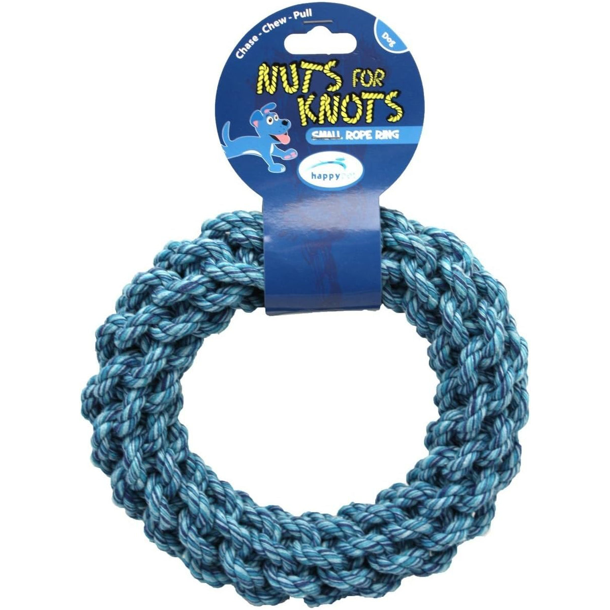 Happy Pet Nuts For Knots Large Ring Dog Toy (Assorted Colours) | Joii ...
