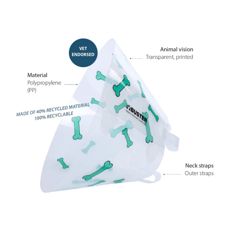 Kruuse Buster Design Bones Recovery Collar – Joii Pet Care