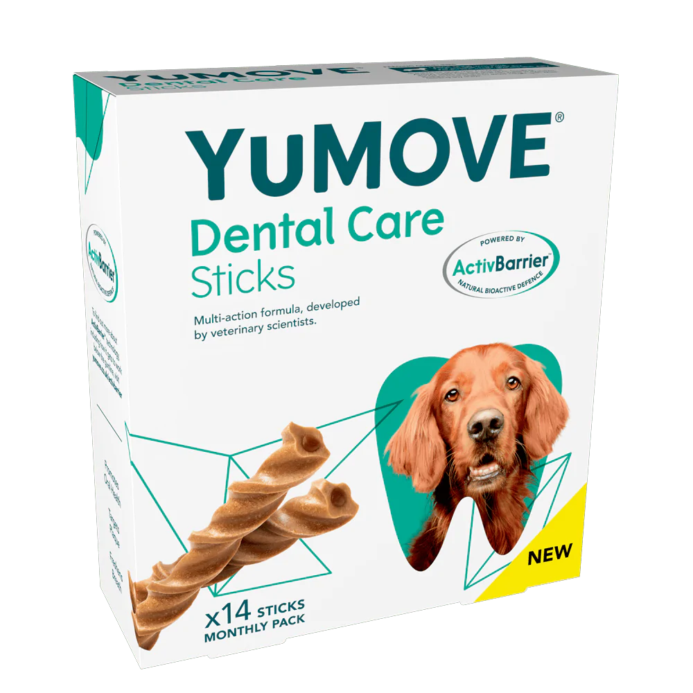 YuMOVE® Dental Care Sticks for Dogs | 14 Sticks | Natural Oral Health ...